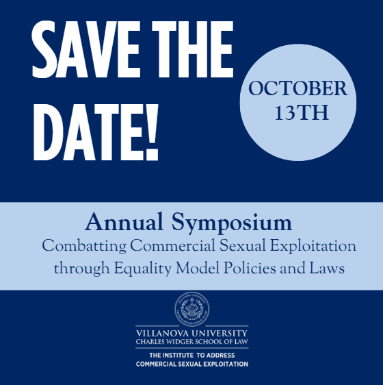2023 Symposium Save the Date - The Institute to Address Commercial Sexual Exploitation